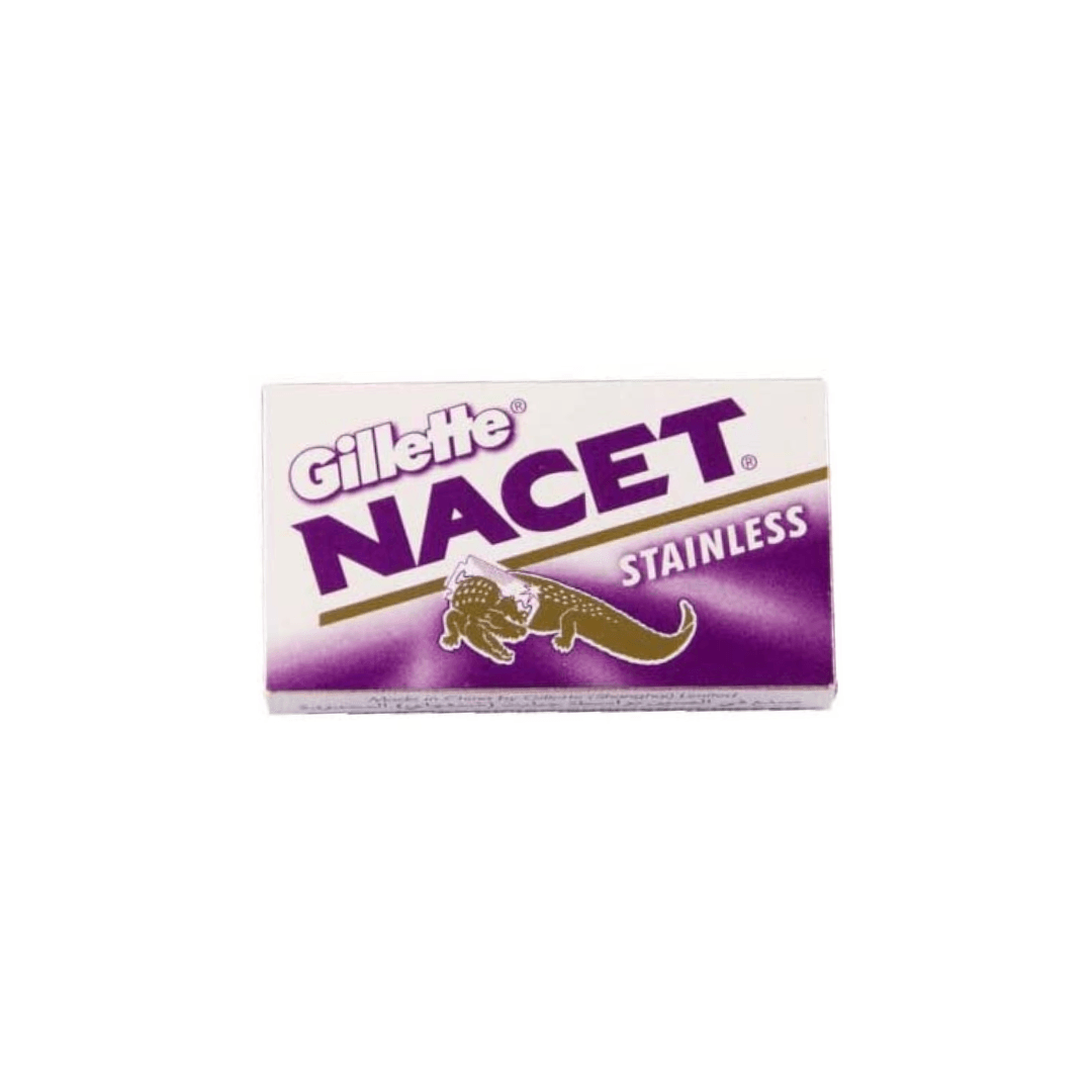 Gillette Nacet Stainless Double Edge Razor Blades – AbsolutMen